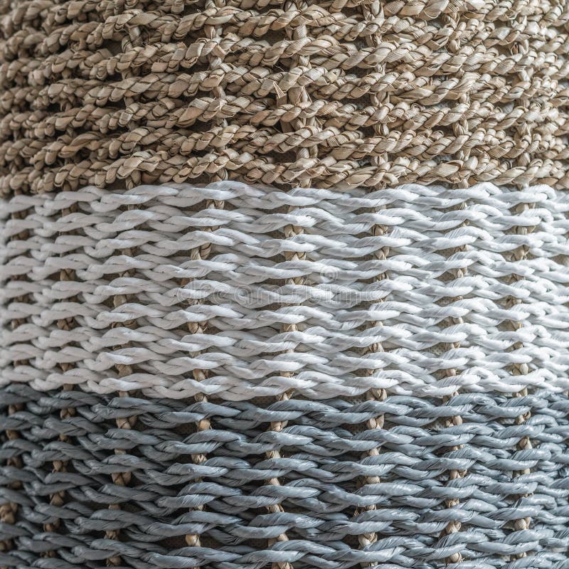 Braided Texture, Rattan Material, Handmade Thai Stock Image - Image of ...