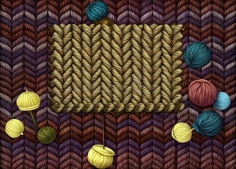 Braided Yarn Textiles Colorful Wool Crafting Knitting Techniques ...