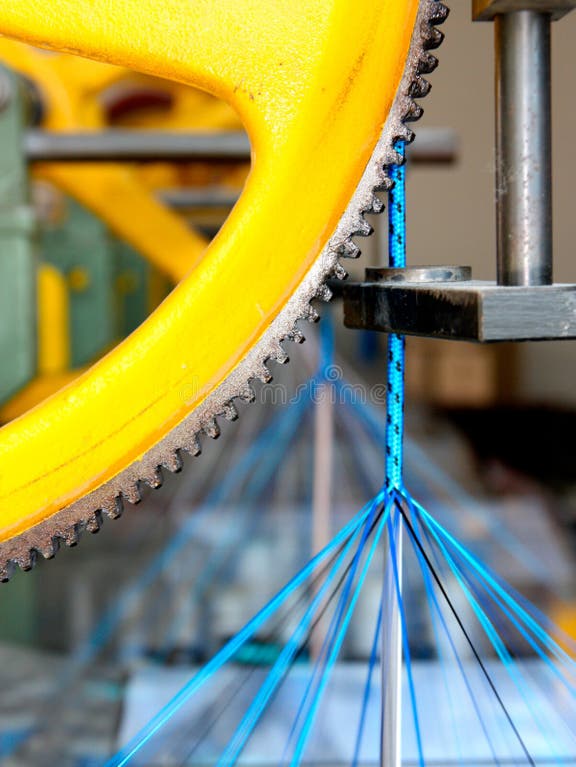 Braiding machine, detail stock image. Image of braid, cord - 5866647