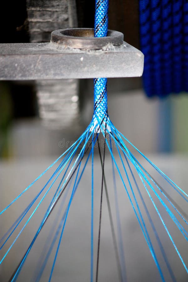 Rope braiding machine stock photo. Image of reel, production - 23867380