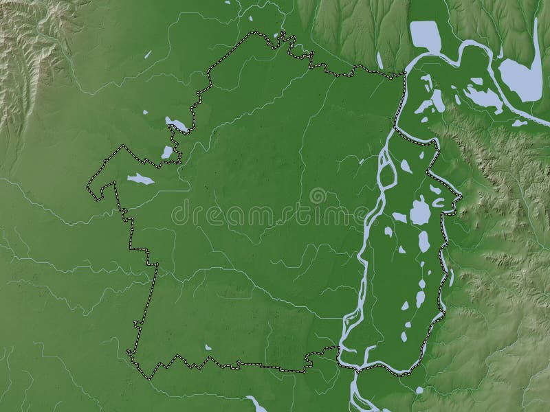 Map of Braila County - Romania - Eastern Europe Stock Illustration ...