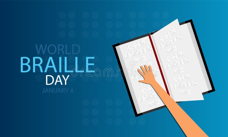 Braille hand with eye stock vector. Illustration of learn - 302129377