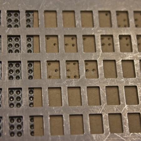 Braille dots stock photo. Image of education, bumps, letters - 24218836