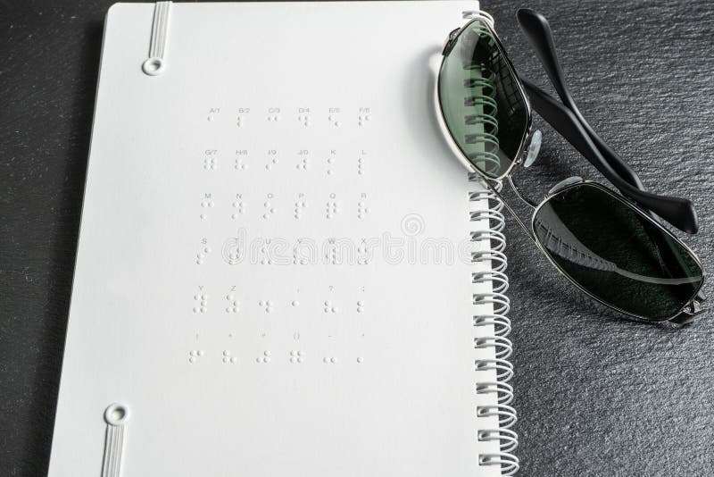 Braille Dots - Reading without Seeing.braille Alphabet at the Back of ...