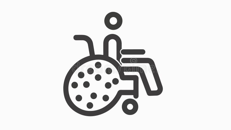 Braille Icon Symbolizing Disability Inclusivity and Diversity Awareness ...