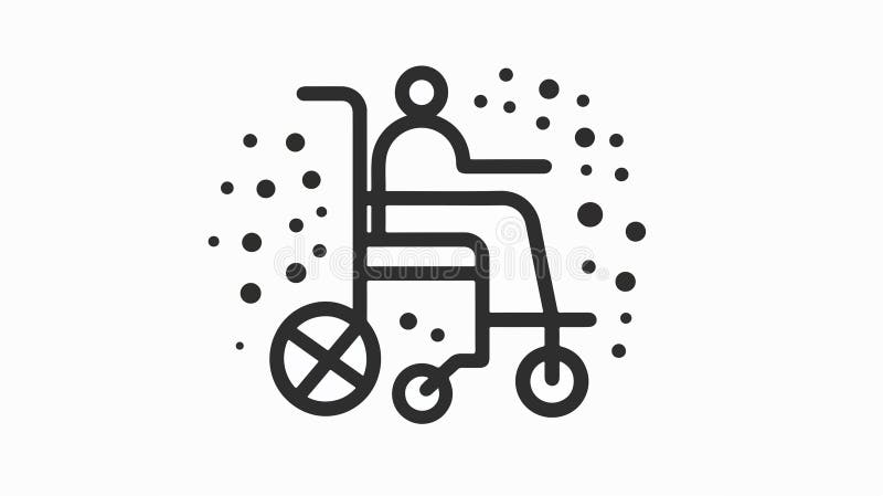 Braille Icon Symbolizing Disability Inclusivity and Diversity Awareness ...