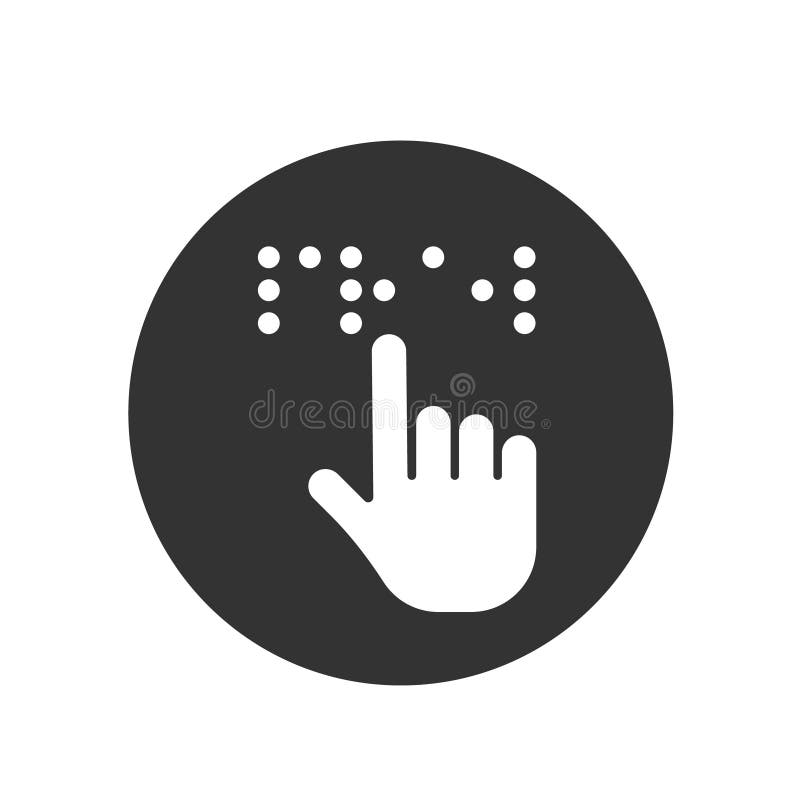 Braille Icon Stock Illustrations – 1,323 Braille Icon Stock ...