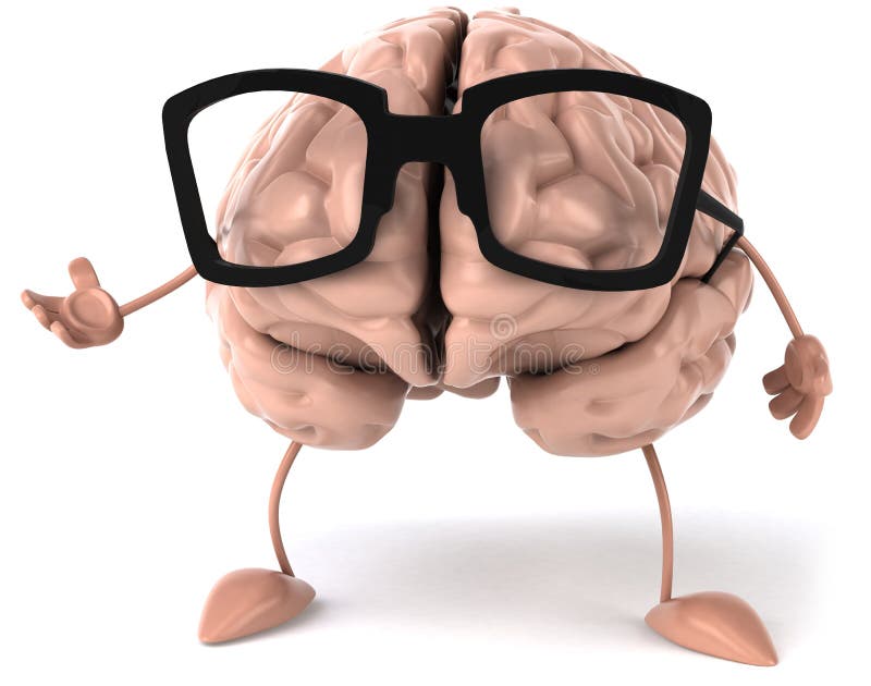 Flying brain stock illustration. Illustration of clip - 1777298