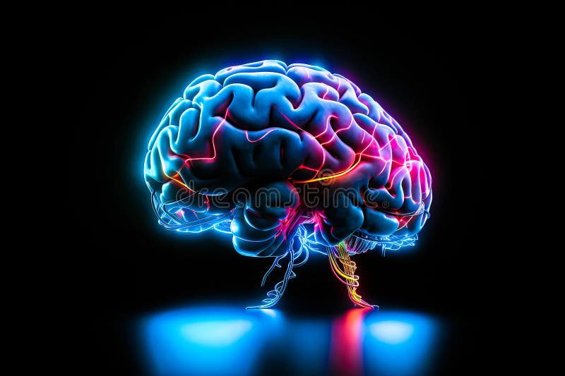 Human Brain Electrical Activity Stock Illustrations – 459 Human Brain ...