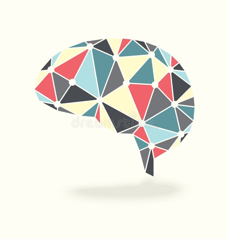 Brain Activity Abstract Vector Stock Vector - Illustration of isolated ...