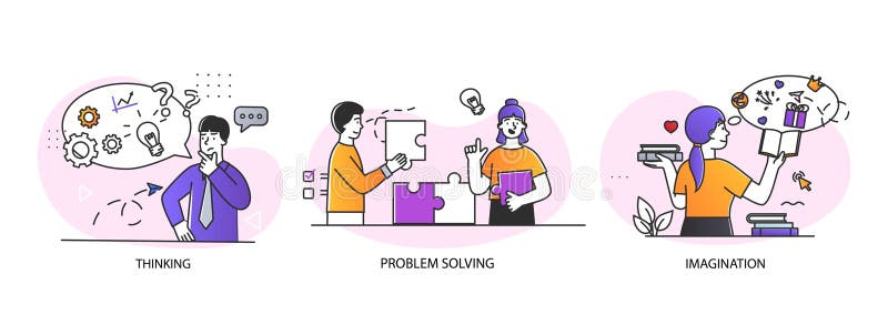 Brain activity concept stock illustration. Illustration of brain ...