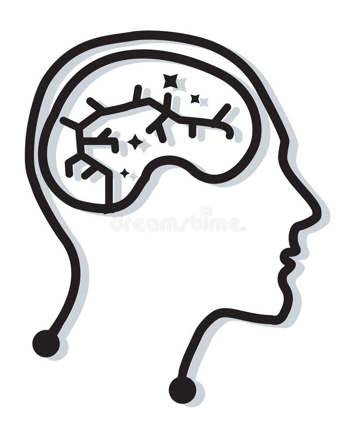 Brain Activity Icon stock illustration. Illustration of organ - 285644146