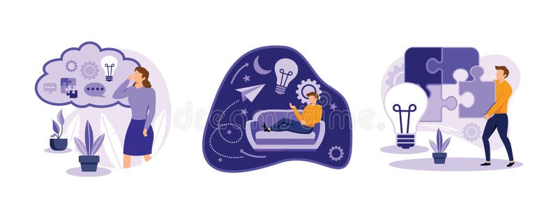 Brain Activity. Thinking and Imagination, Problem Solving ...