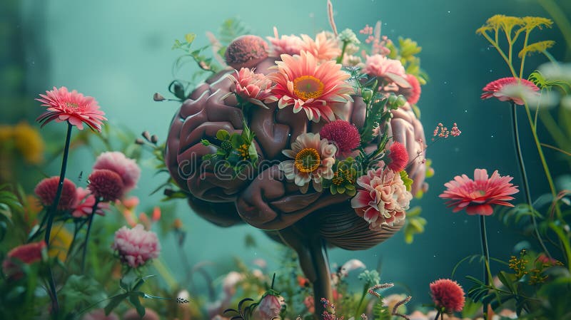 Flowers Growing Out Brain Stock Photos - Free & Royalty-Free Stock ...