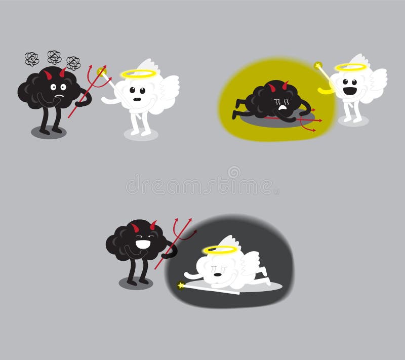 Cartoon Angel Devil Stock Illustrations – 4,917 Cartoon Angel Devil ...