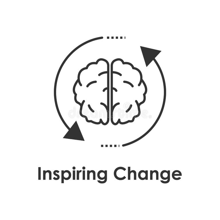 Brain Arrow Inspiring Change Icon Stock Illustrations – 14 Brain Arrow ...