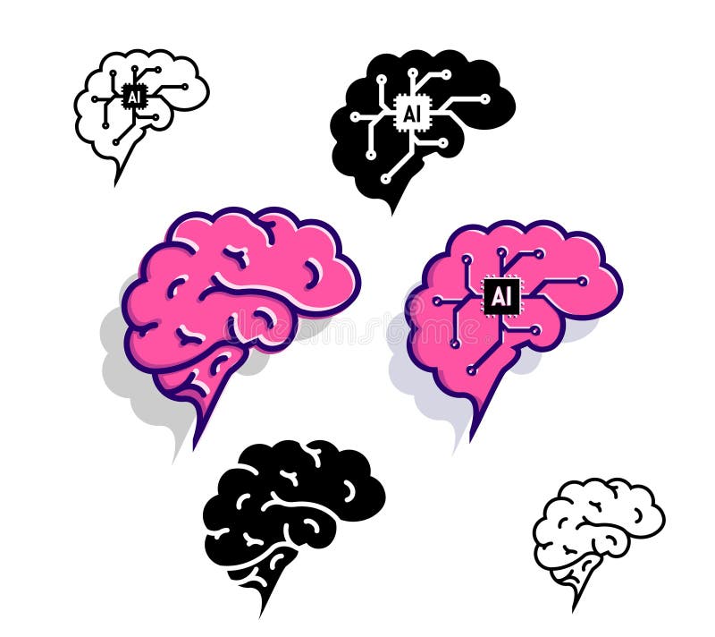 Modern Robot Brain Technology Stock Illustrations – 23,302 Modern Robot ...