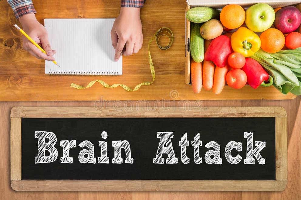 Brain Attack stock photo. Image of embolism, bleeding - 73447618