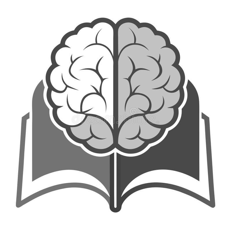 Brain and Book Icon: Knowledge, Learning, Education, and Intellectual ...