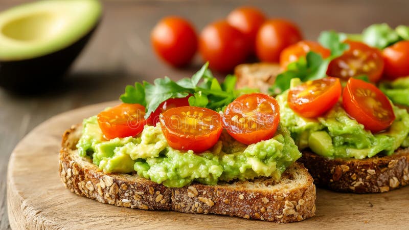 Brain-Boosting and Low Calorie Whole Grain Toast with Avocado and ...