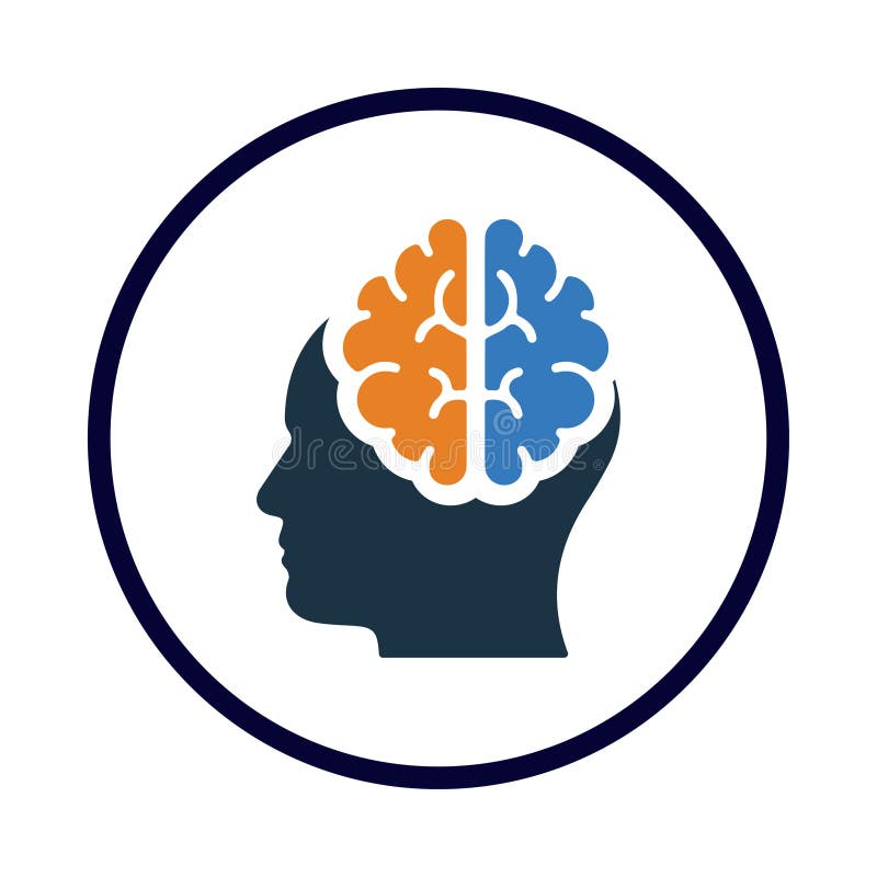 Brain, Brainstorming, Head with Brain Icon Stock Vector - Illustration ...