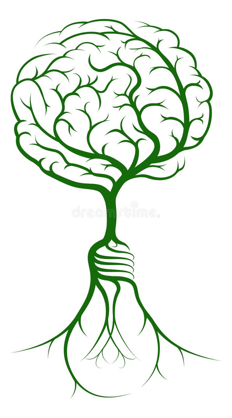 Brain Tree Roots Stock Illustrations – 216 Brain Tree Roots Stock ...