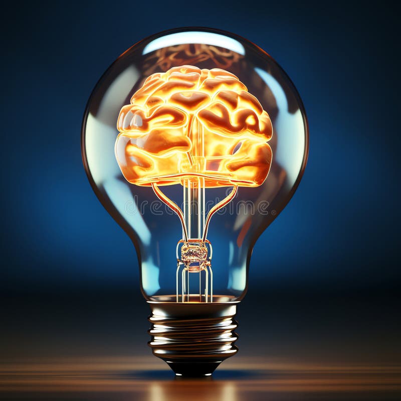 Understand Lightbulb Brain Stock Illustrations – 105 Understand ...