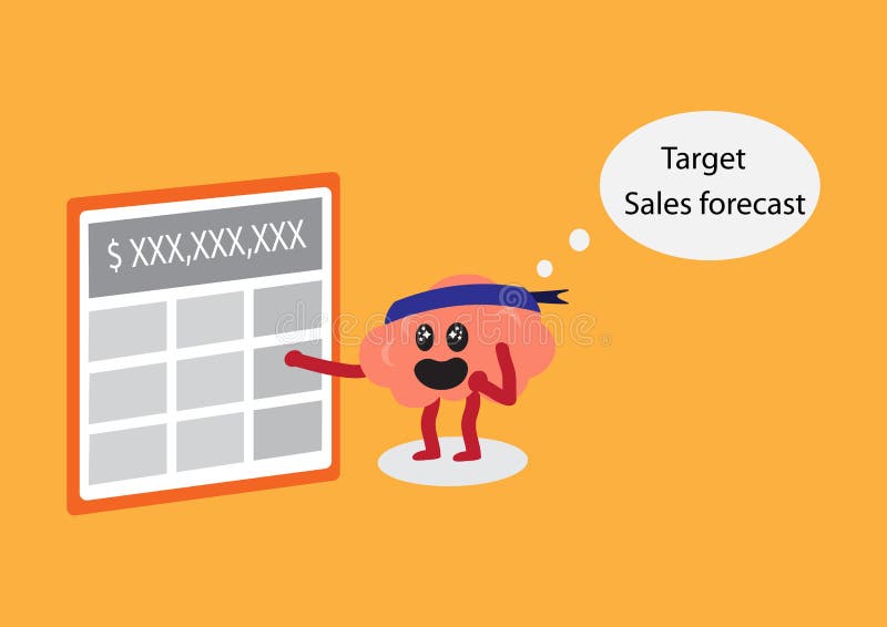 Brain calculating stock vector. Illustration of success - 58461660