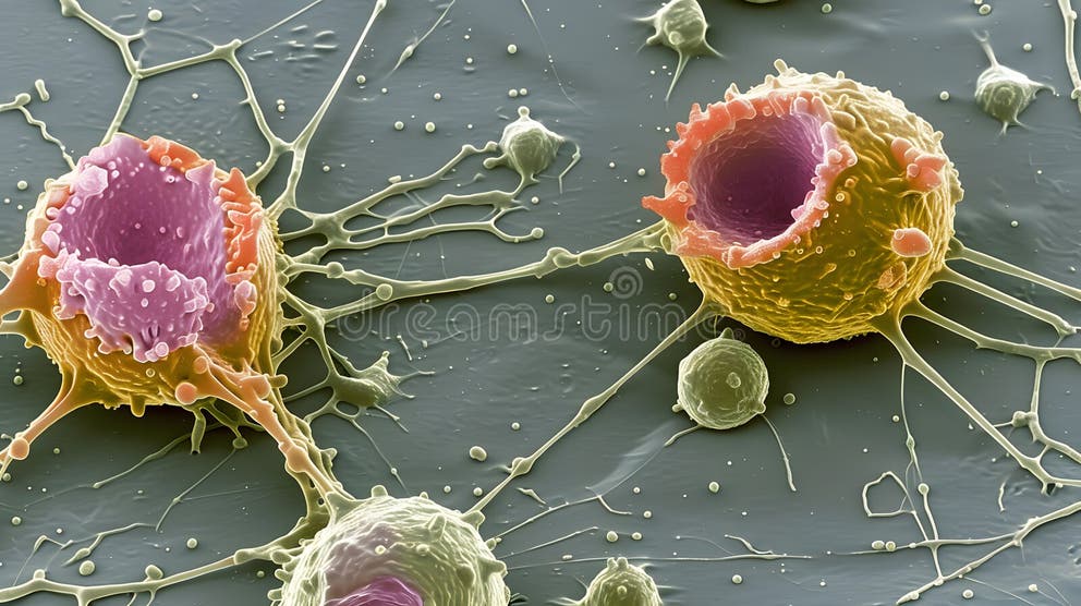 Brain Cancer Cell, Highly Detailed View of Brain Cancer Cell. Stock ...