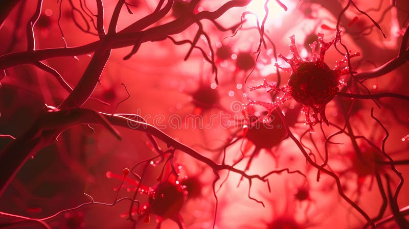 Brain Cancer Cell, Photo of Brain Cancer Cells Under Advanced. Stock ...