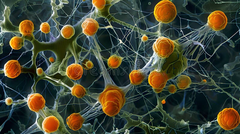 Brain Cancer Cell, Photo of Brain Cancer Cells Under Magnificent. Stock ...