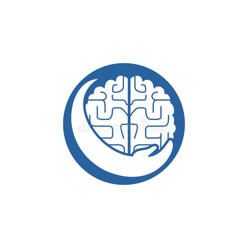 Brain Care Vector Logo Template. Stethoscope and Human Brain Icon Logo ...