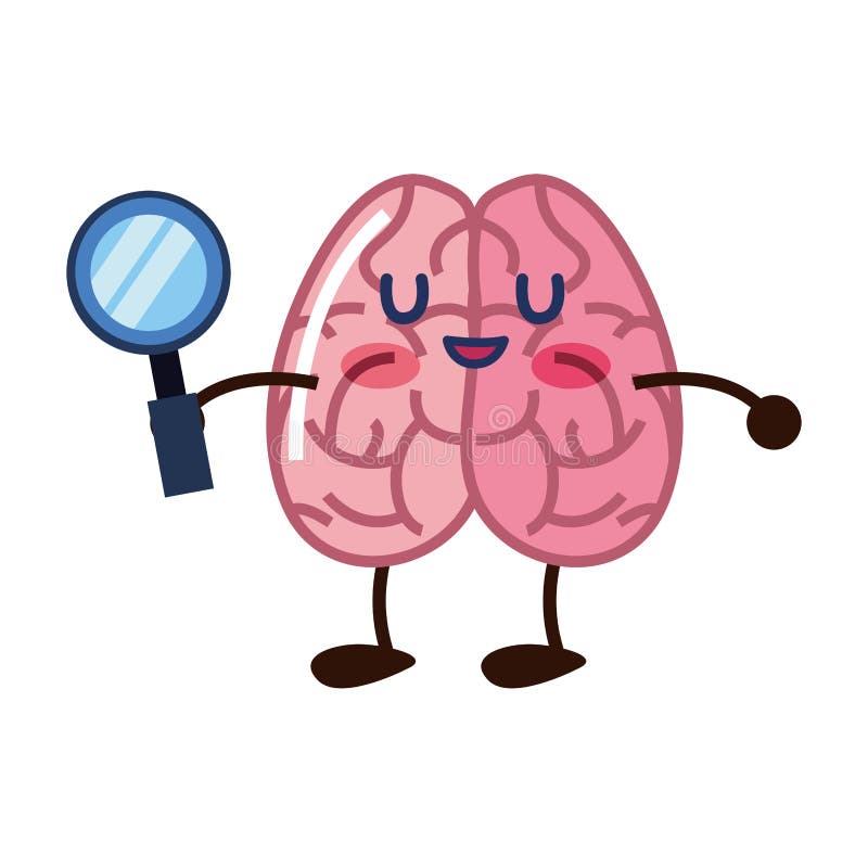 Brain cartoon creativity stock vector. Illustration of brain - 142452996