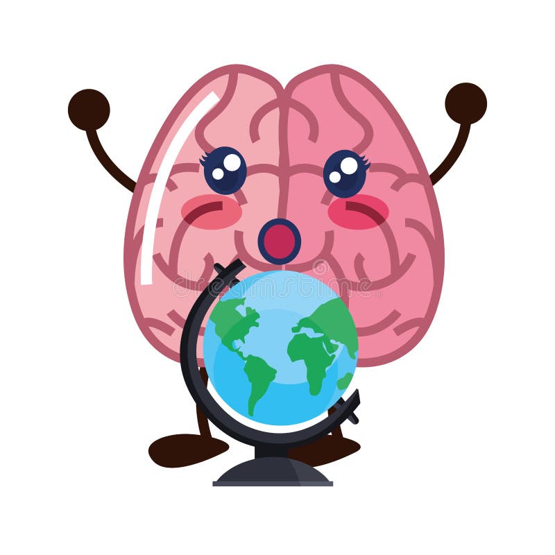 Brain cartoon creativity stock vector. Illustration of science - 142539281