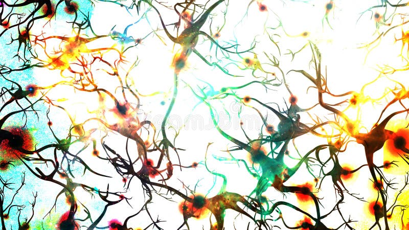Brain cells stock illustration. Illustration of human - 33935462