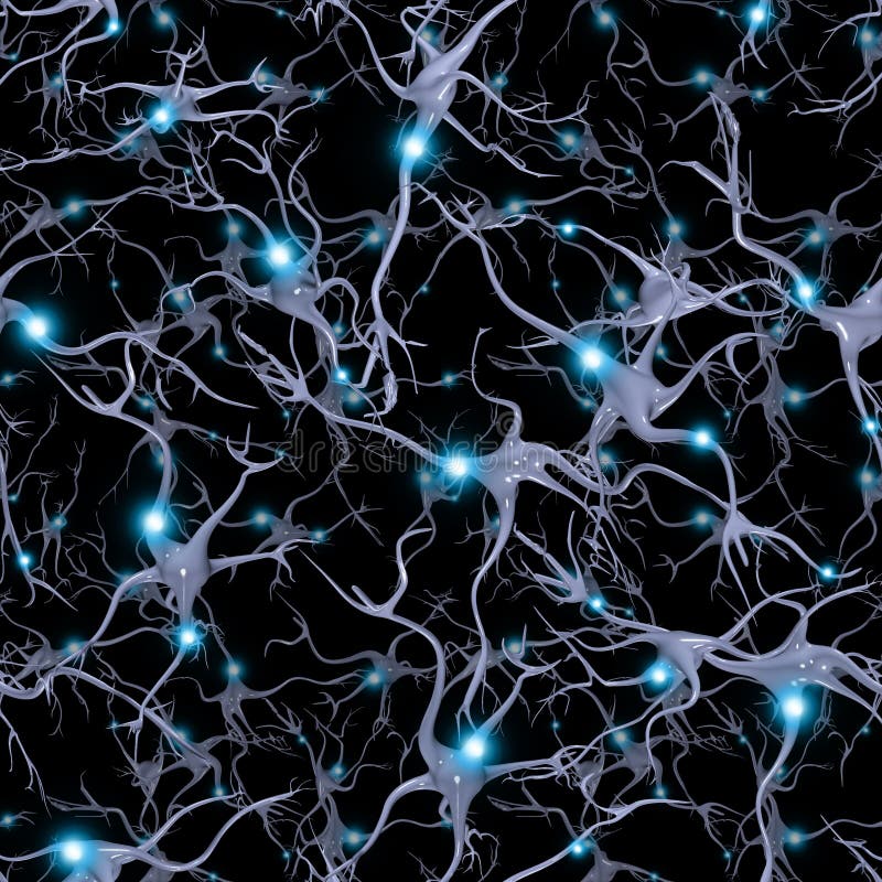 Brain cells stock illustration. Illustration of human - 33935462