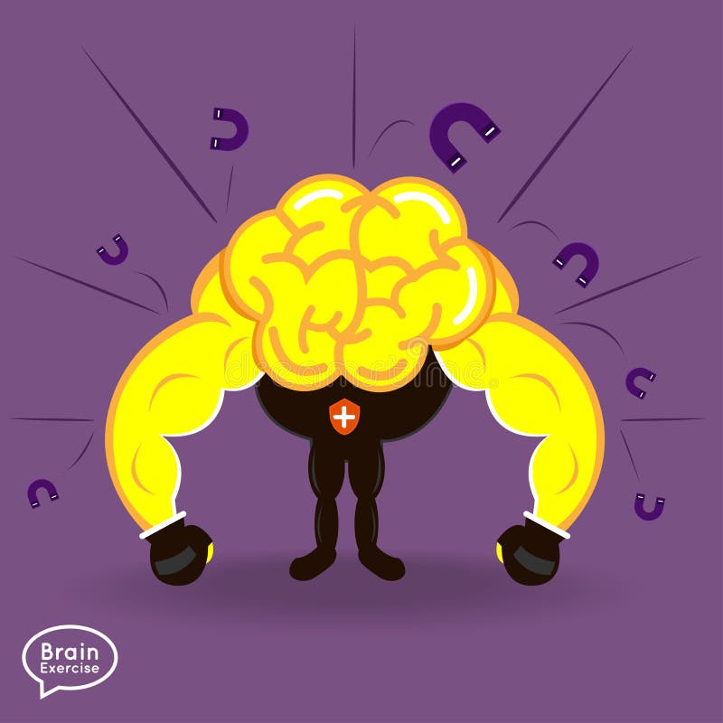 Brain stock vector. Illustration of cartoon, mind, health - 61350681