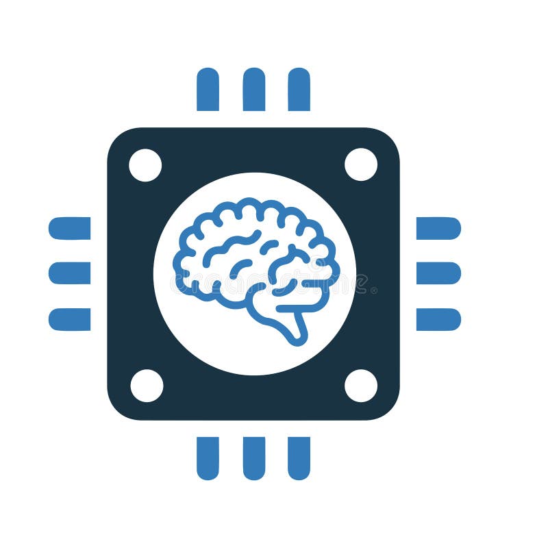 Brain, Chip, Memory Icon. Simple Vector Design Stock Vector ...