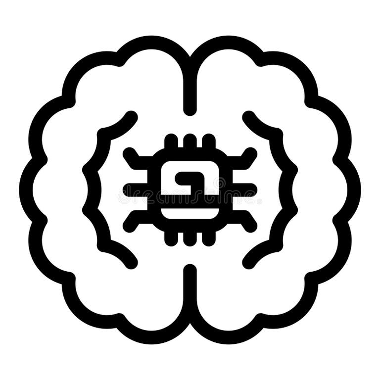 Brain Chip Showing Artificial Intelligence and Machine Learning Stock ...