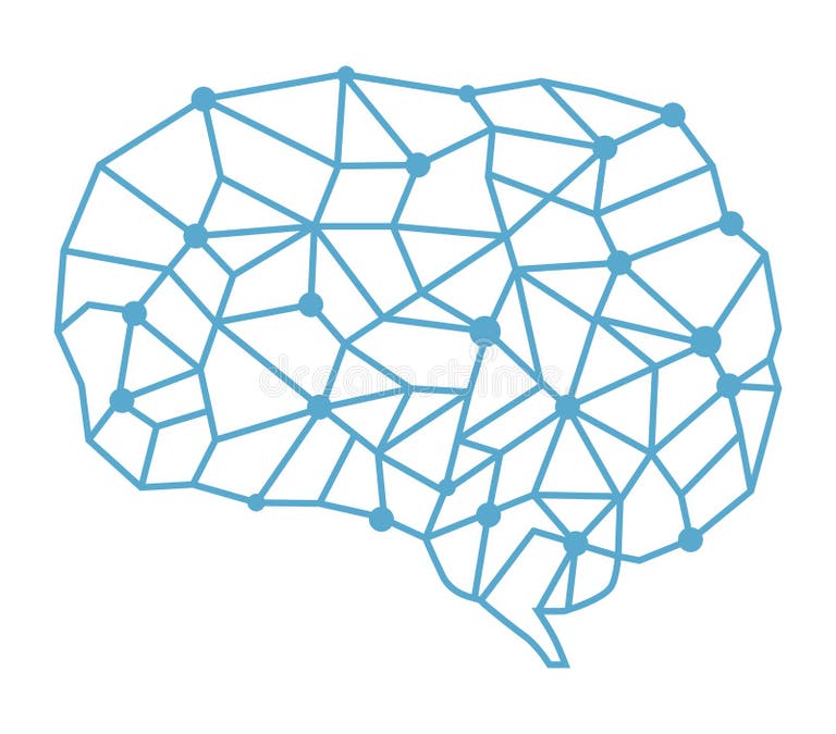 Brain with Circuit Electric Stock Vector - Illustration of cyber ...