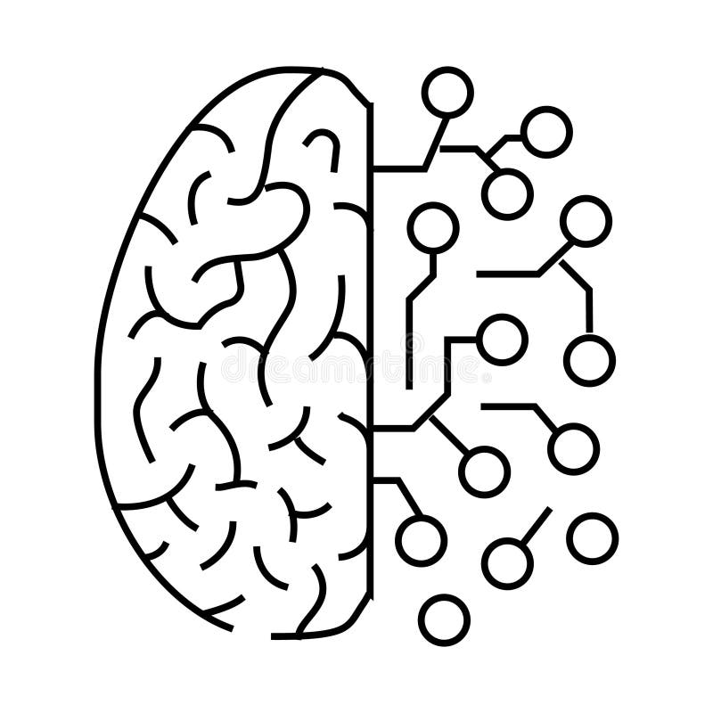 Brain Circuitry Neuroscience Neurology Line Icon Vector Illustration ... Brain Circuitry Neuroscience Neurology Line Icon Vector Illustration ...