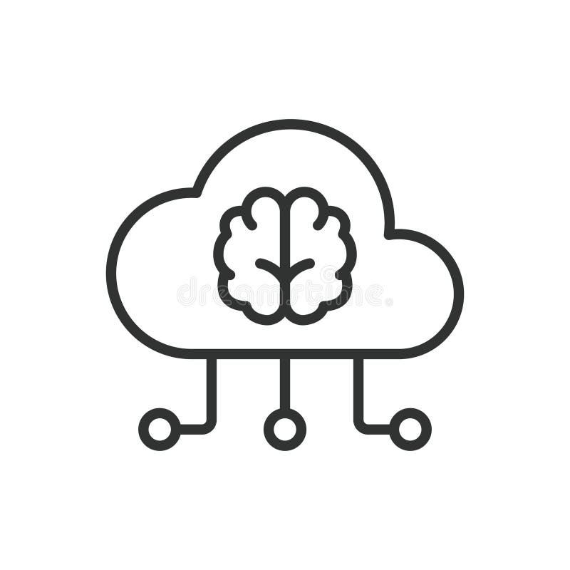 LAN, Icon in Line Design. LAN, Network, Connectivity, Ethernet, Router, Switch, Data on White ...