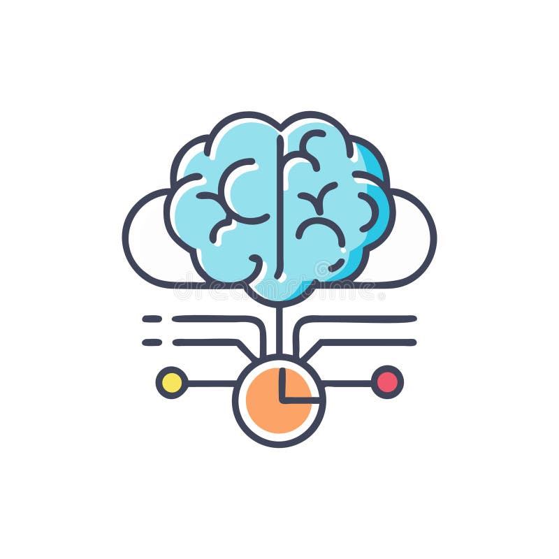 Brain in Cloud Symbolising Data Processing and Big Data Stock Photo ...