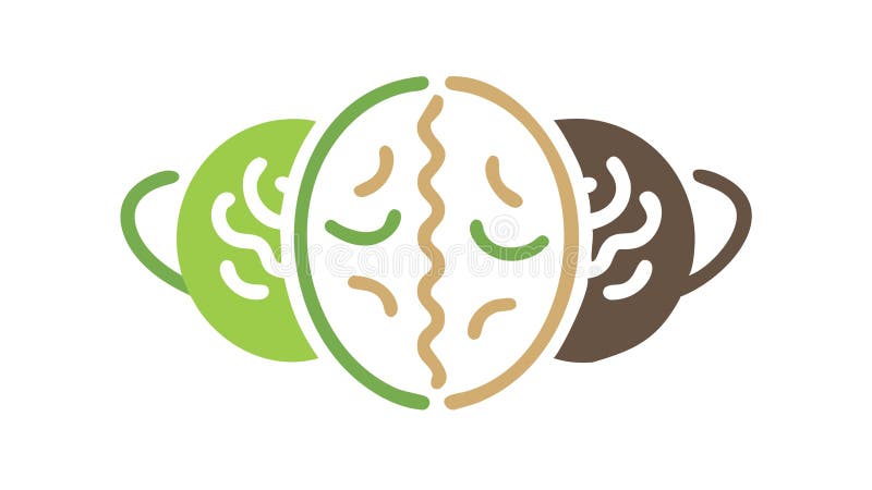 Brain Coffee Intellect Productivity Focus Energy Flat Vector, Vector ...