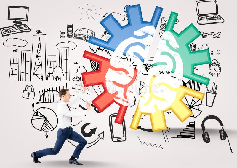 Hands Pushing Doodle Stock Illustrations – 21 Hands Pushing Doodle ...