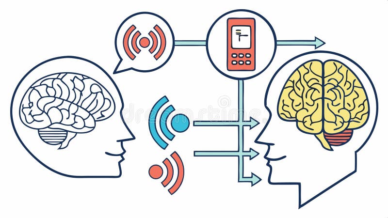 Brain and Communication Network, Neural Connections and Digital ...