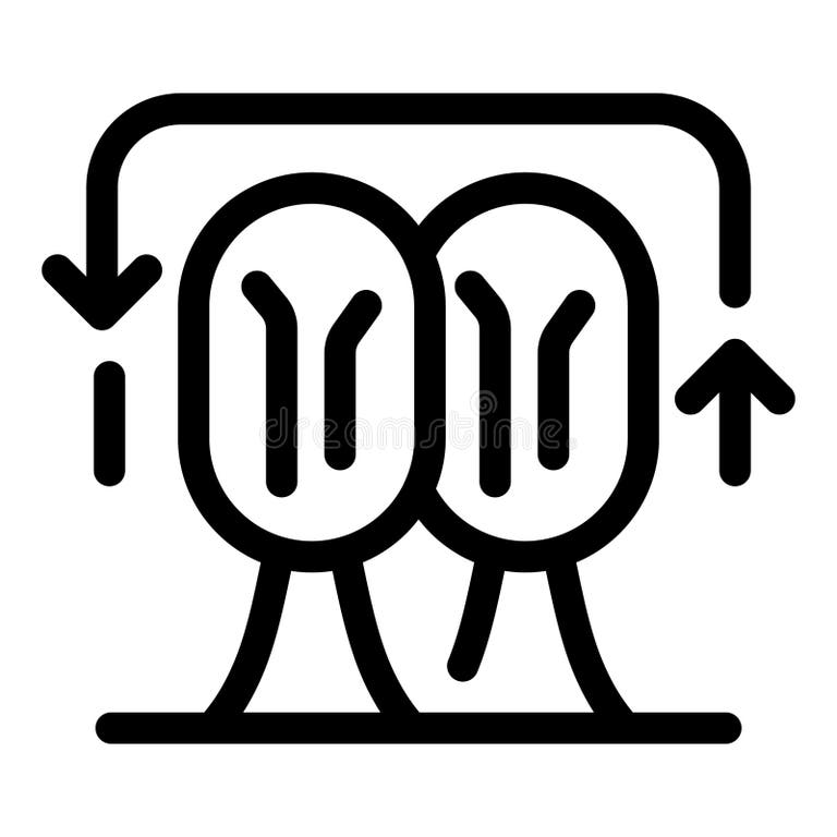 Brain Communication Showing Cognitive Process with Arrows Stock ...