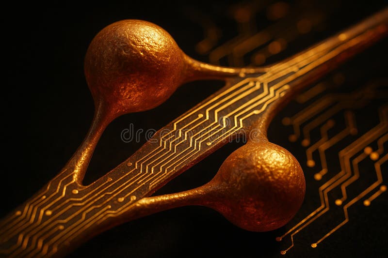 Brain Computer Interface Golden Neural Circuit in Macro Style ...