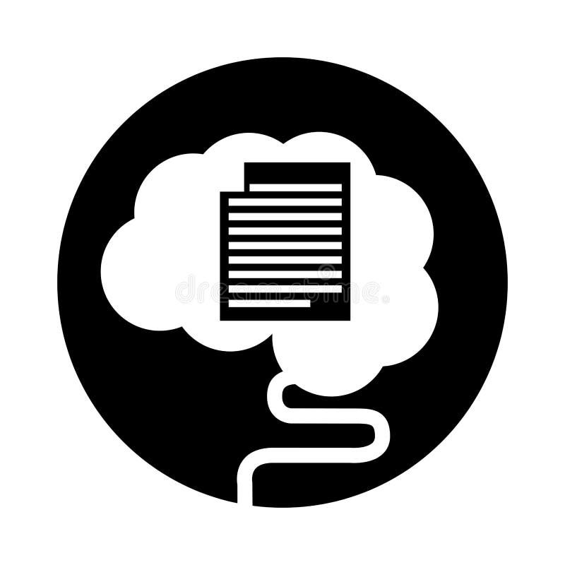 Document Brain Logo Icon Design Stock Vector - Illustration of abstract ...