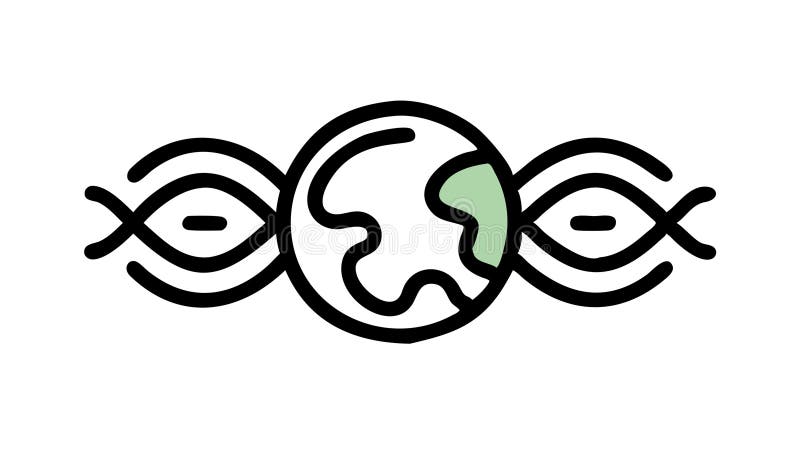 Brain Connected To Earth Global Intelligence, Vector Design Generative ...